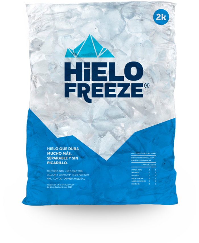 Productos - Hielo Freeze