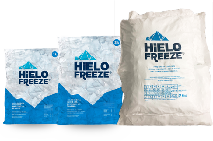 Venta de Hielo Frappe, Escamas y Bolsas | Hielo Freeze - Distribuidor ...